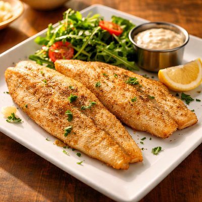 Lightly floured walleye Nutrition