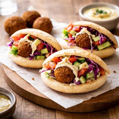 Mini falafel sandwich from operation falafel Nutrition