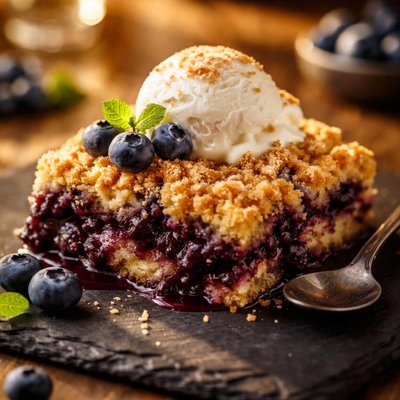 Patient blueberry dump cake Nutrition