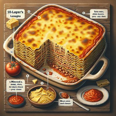 10 Layer Poor Man's Lasagna Casserole