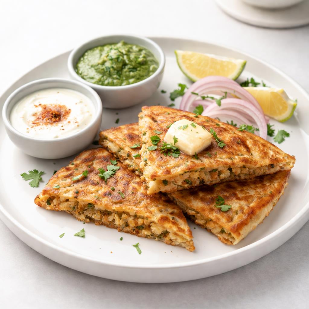 Parantha de Aloo Bajo en Sodio Recipe