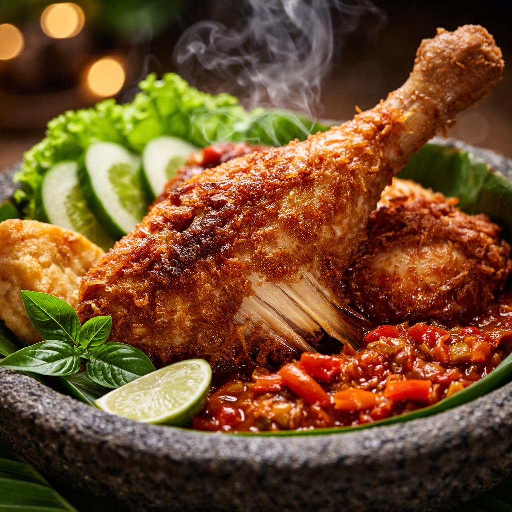 Sugar-Free Ayam Penyet Recipe