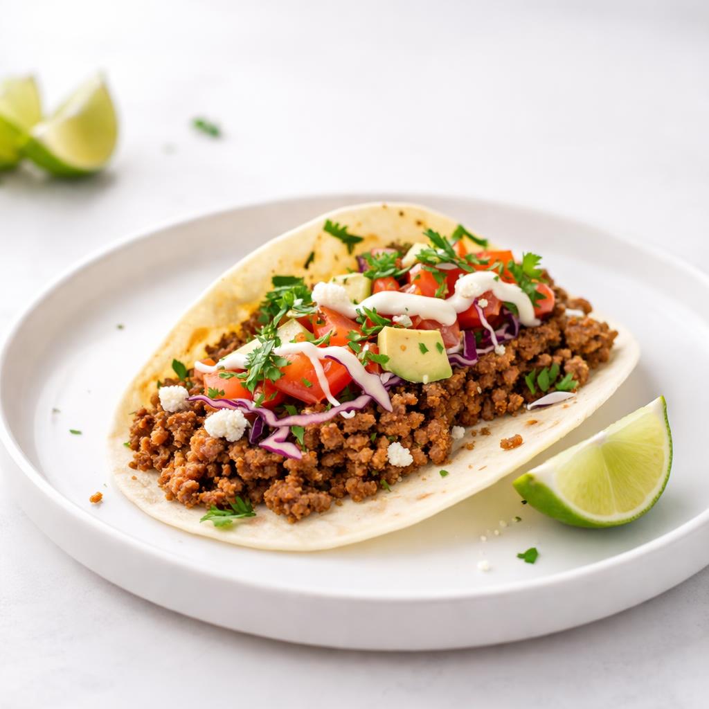 Heart-Healthy Beef Soft Shell Taco Recipe