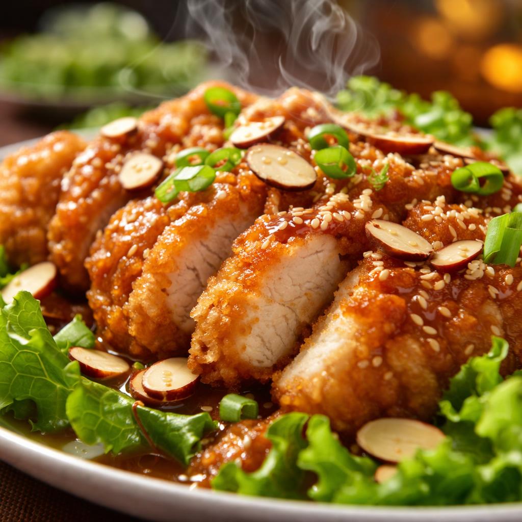 Chicken Almond Soo Guy Recipe