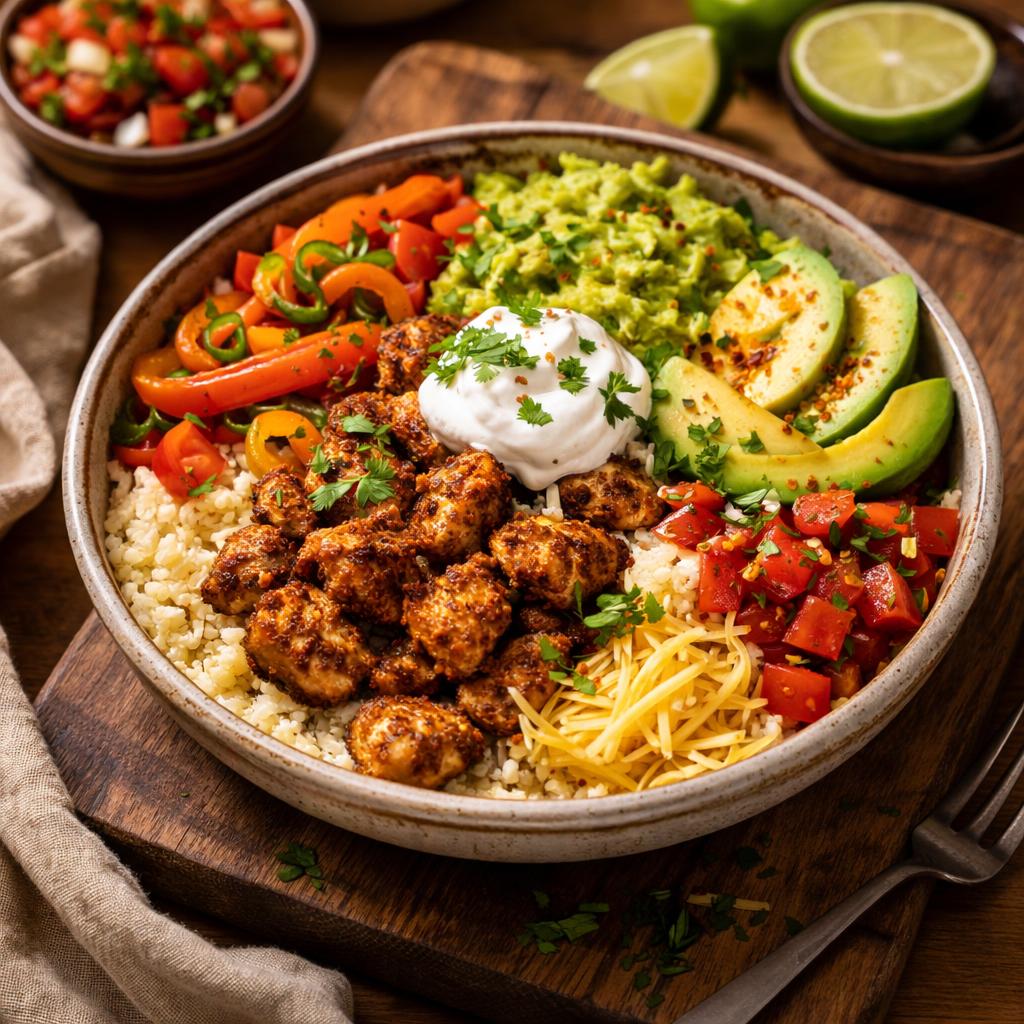 Gluten-Free Chipotle Chicken Burrito Bowl Recipe