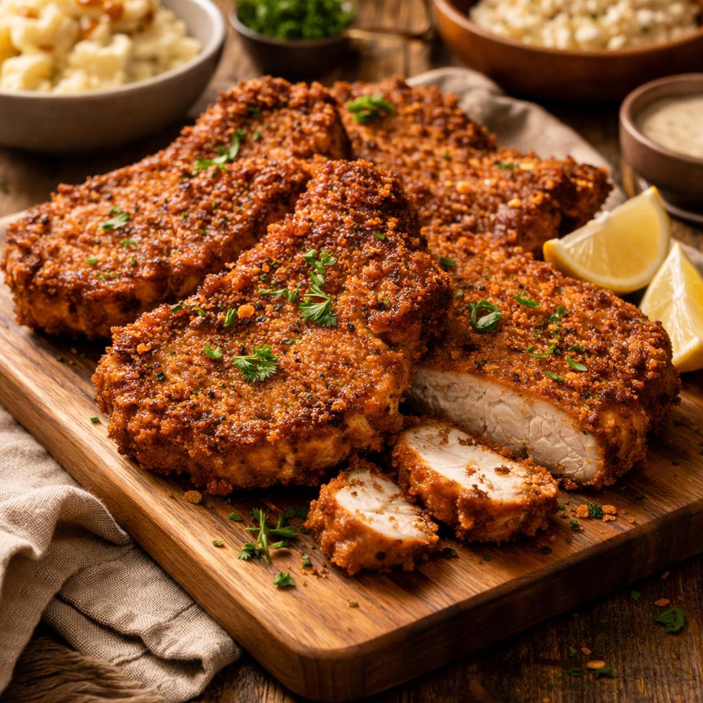 Gluten-Free Classic Fried Pork Chop Recipe