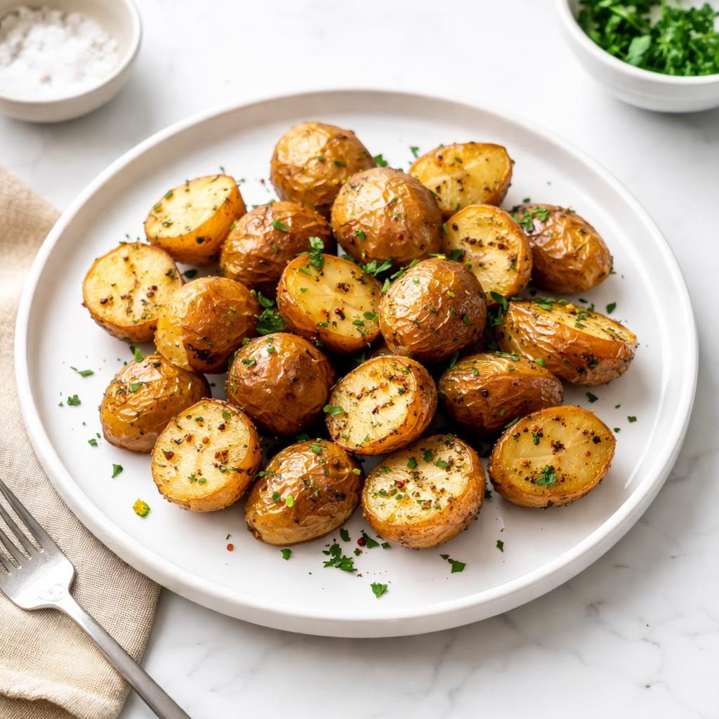 Low Fat Crispy Oven-Roasted Potatoes Recipe