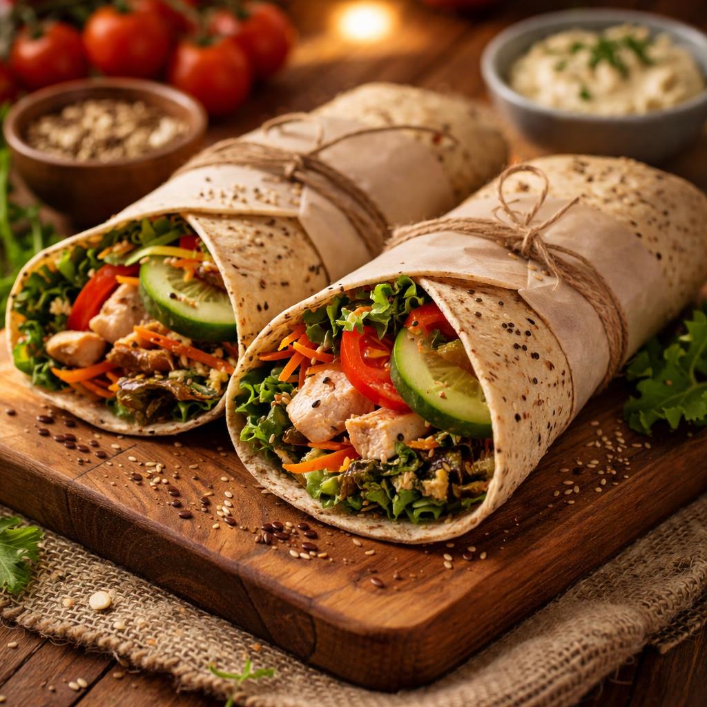 Nut-Free Healthy Seeded Wraps Recipe