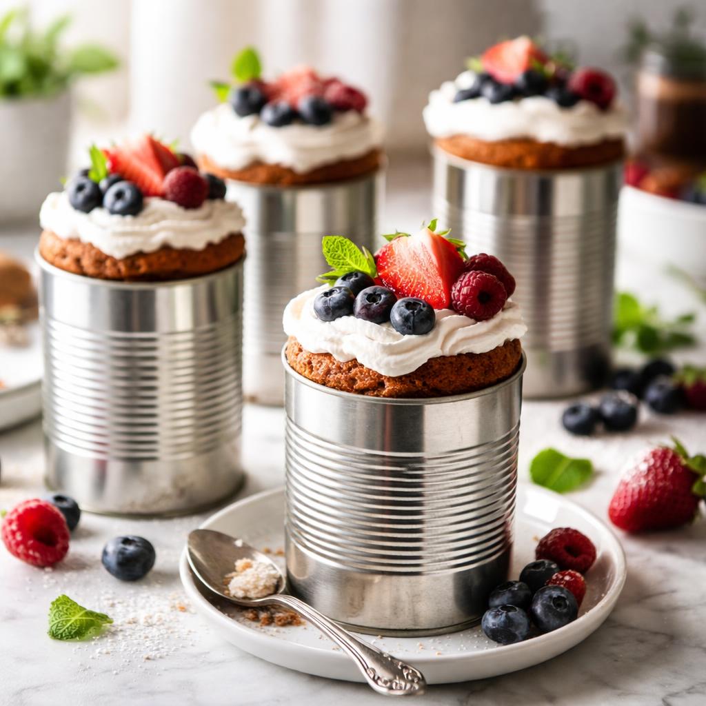 How to Bake Cakes in Cans Aka Tin Can Cakes Recipe