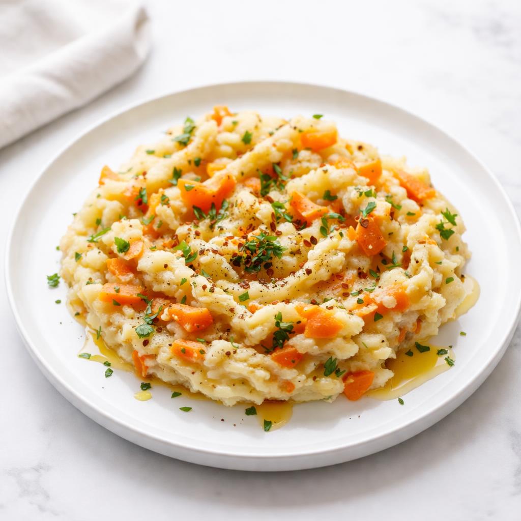 Heart-Healthy Mashed Potatoes with Carrots Recipe