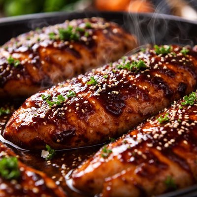Glazed Vegemite Chicken Fillets Recipe