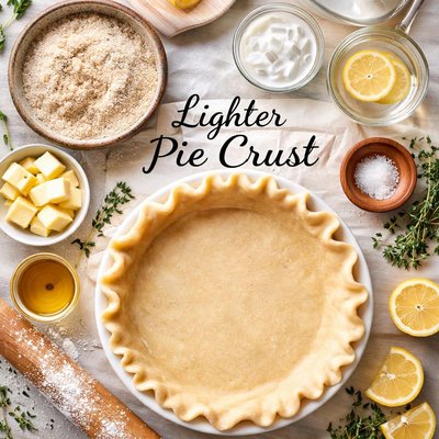 Lighter Pie Crust from Cooking Light Magazine Recipe