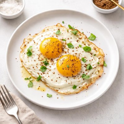 Moroccan Fried Eggs with Cumin and Salt Recipe