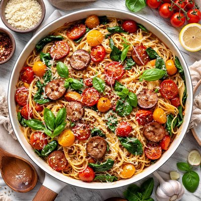 One Pan Italian Pasta Recipe