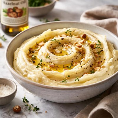 Potato Pure with Hazelnut Oil Recipe
