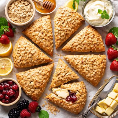 Proper Scottish Oat Scones Recipe
