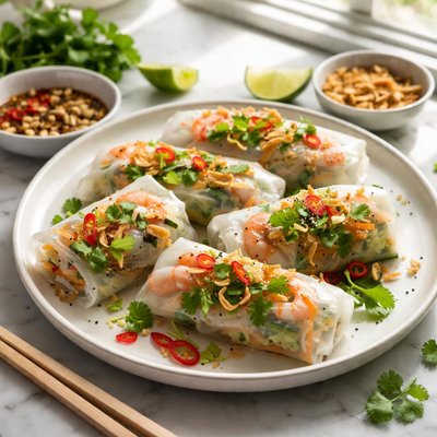 Steamed Spring Rolls Recipe