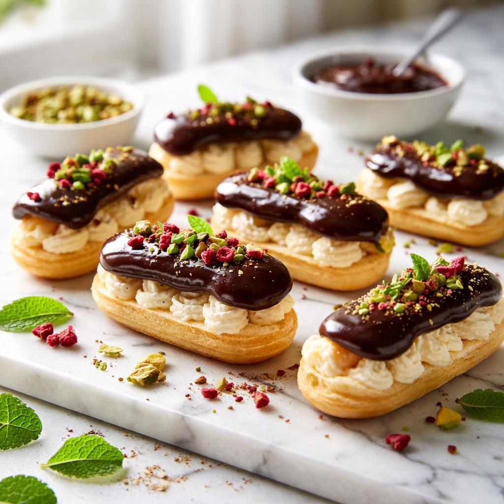 Sugar-Free Mini Eclairs Recipe
