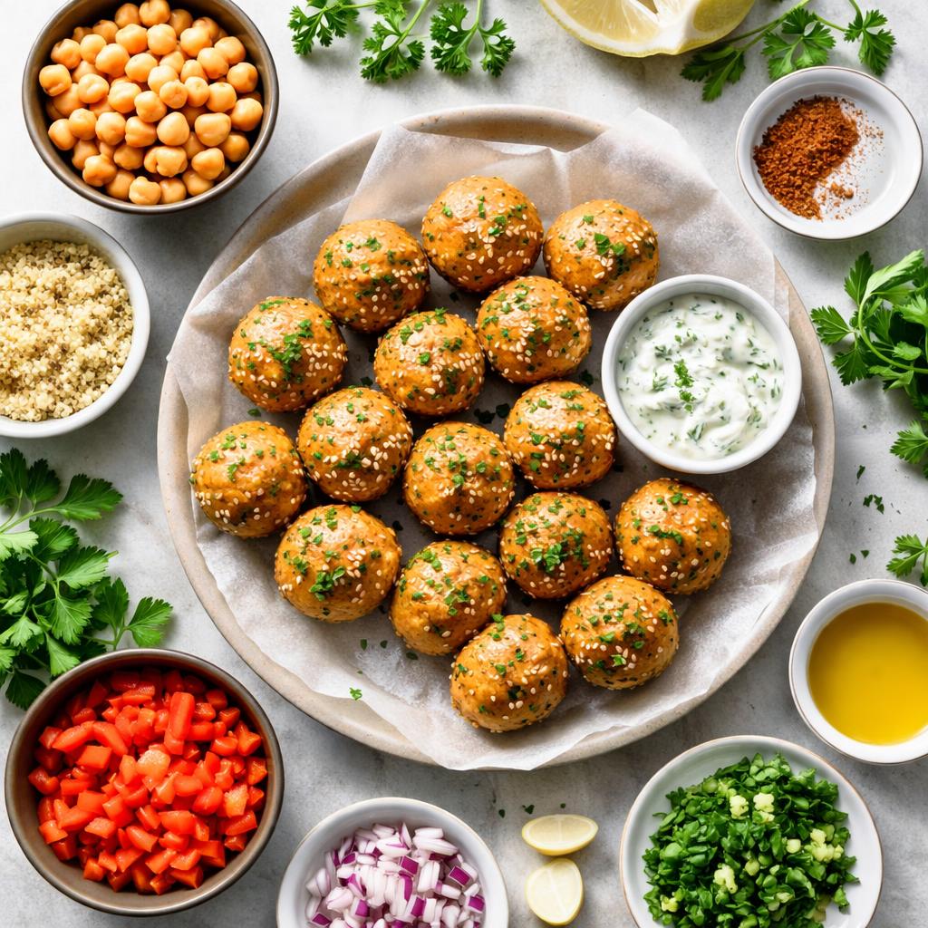 Nut-Free Savory Chickpea Balls Recipe