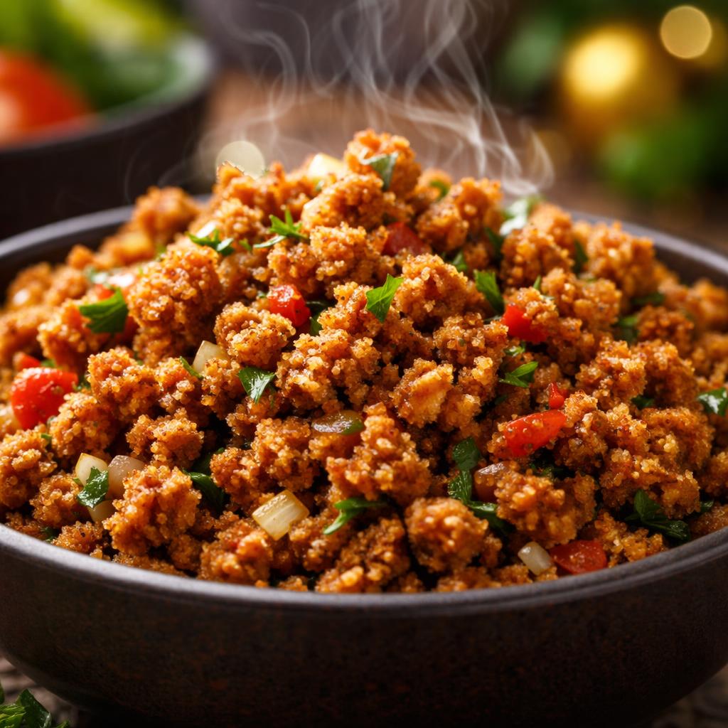 Soy-Free Savory Protein Crumble Recipe