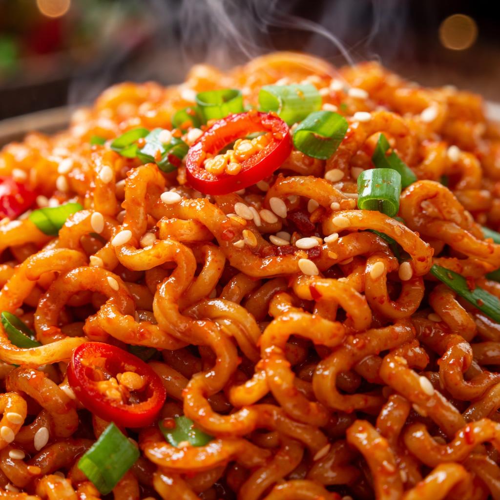 Sugar-Free Spicy Buldak Noodles Recipe