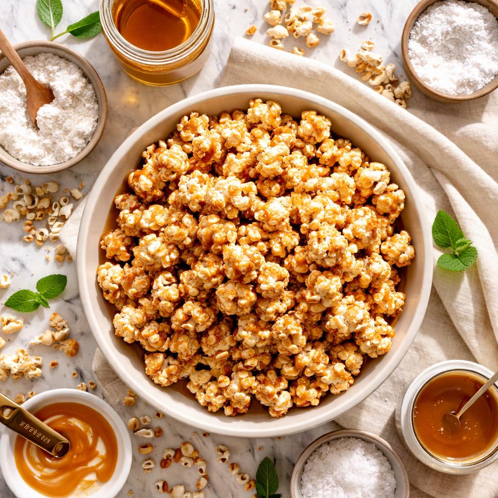 Nut-Free Sweet Caramel Popcorn Recipe