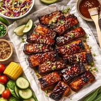 Panceta de cerdo a la barbacoa Recipe